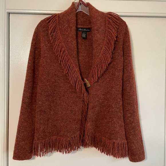 Marisa Christina | Sweaters | Marisa Christina Rust Red Wool Blend ...